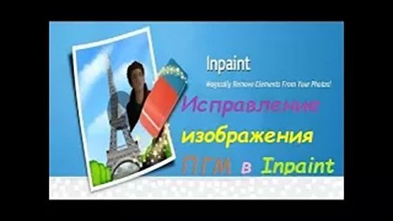 Исправление изображения ПГМ в Inpaint