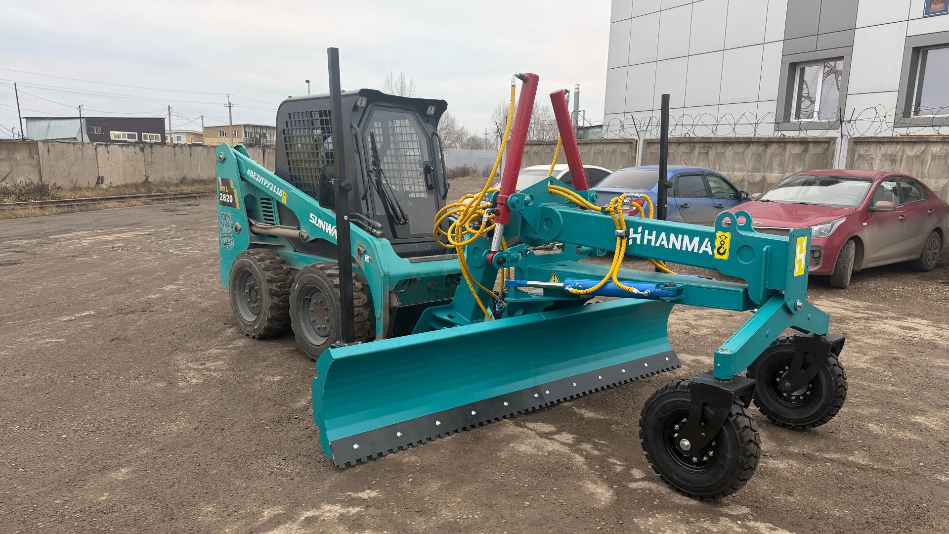 Грейдер HANMA минипогрузчик