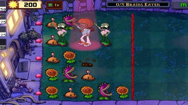Прохожу "Зомбогай" в PVZ 1