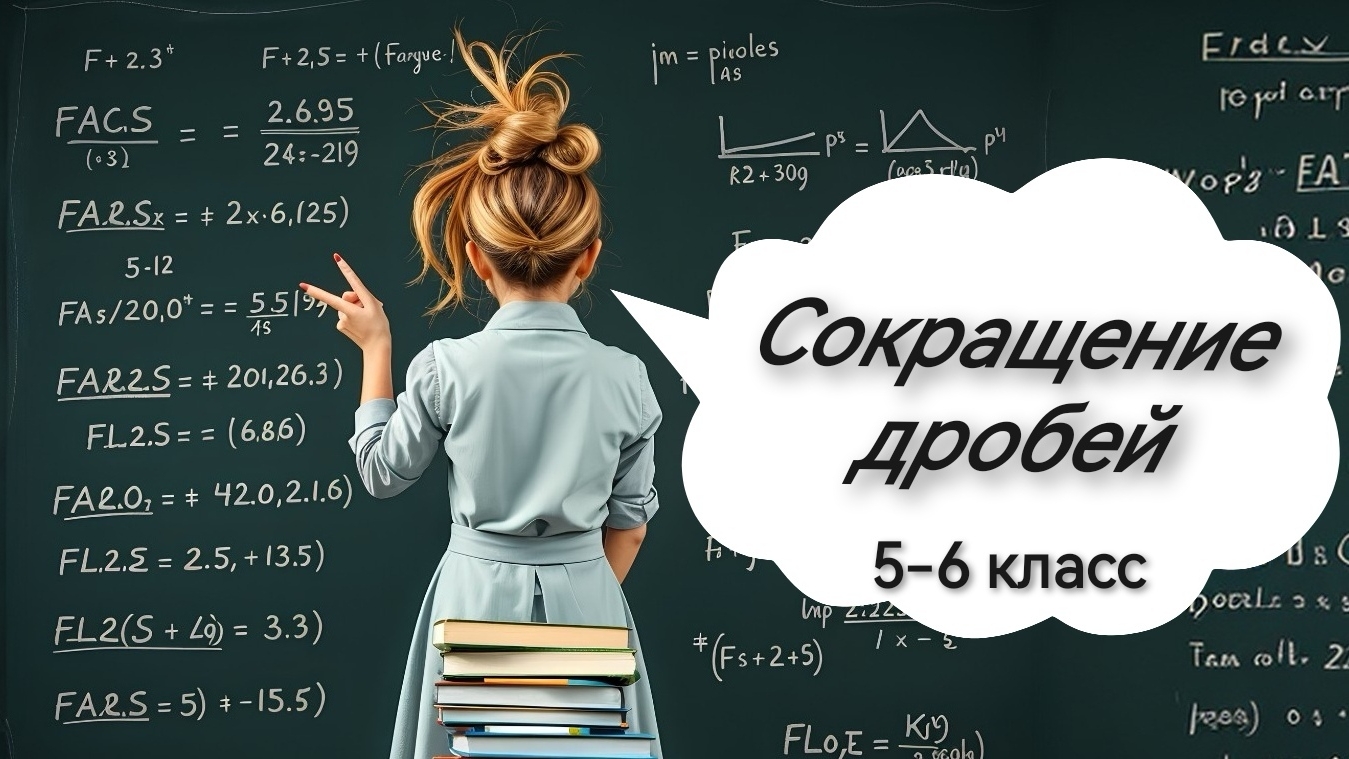 Сокращение дробей. 5 класс. 6 класс