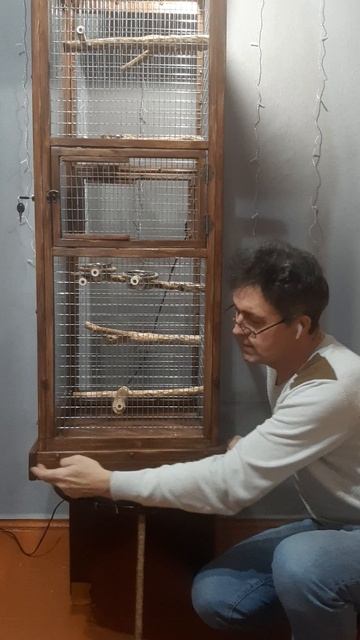 Клетка для птиц. Размеры.