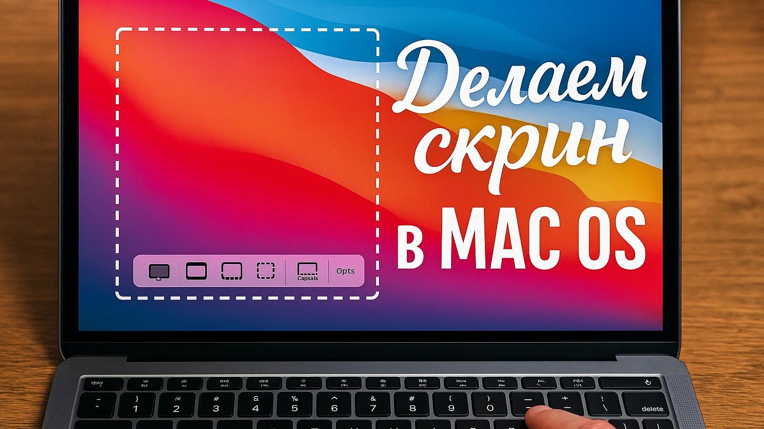 Как сделать скрин на Mac OS