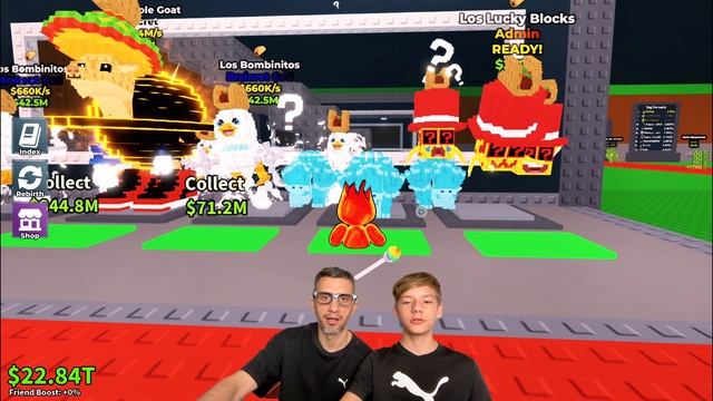 Full Baza Lacky Block 👌 Укради Брайнрот Роблокс Steal a Brainrot Roblox