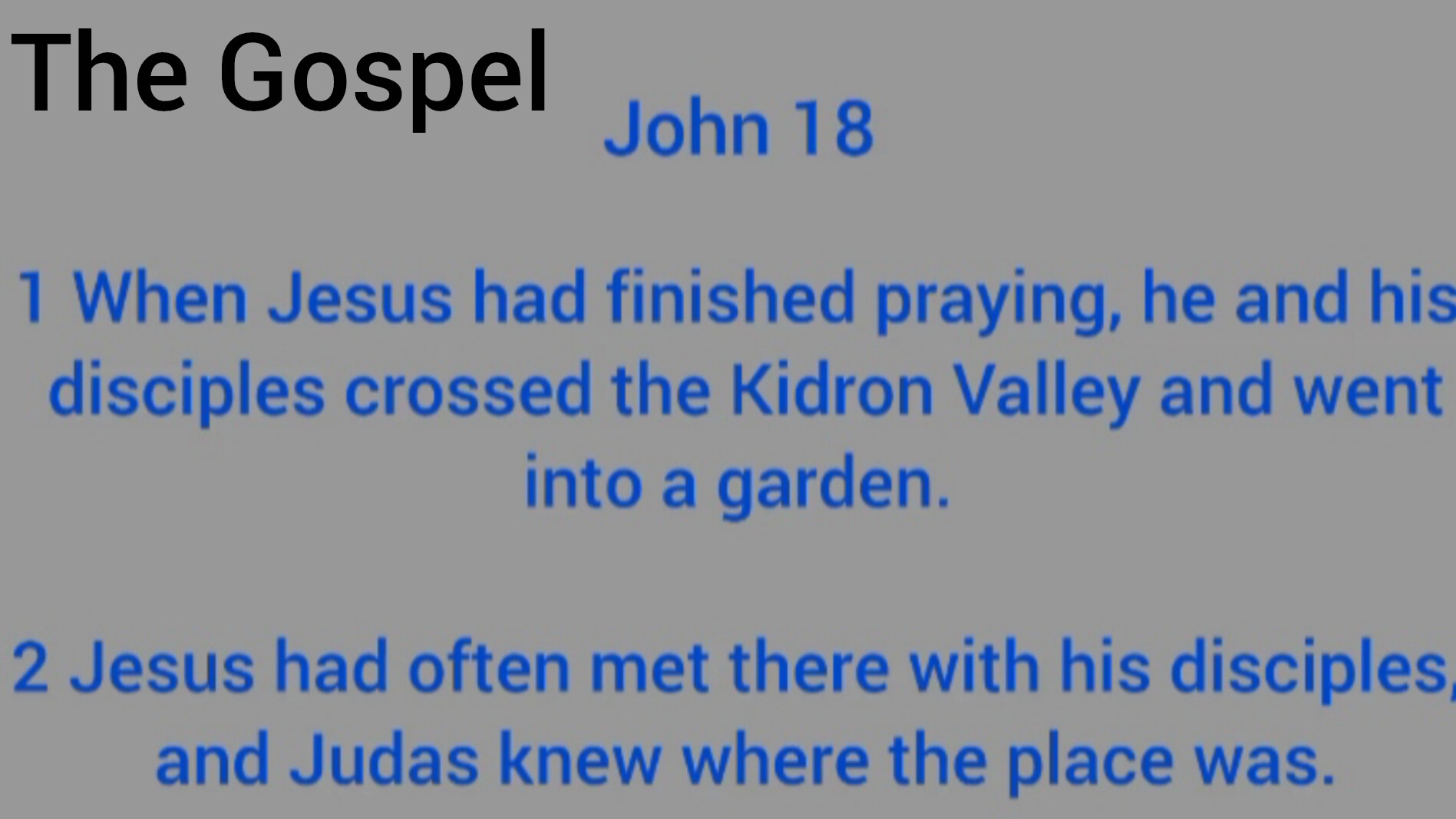 The Gospel _ John 18 - Contemporary English Version (Anglicised) 2012. Audiobook.
