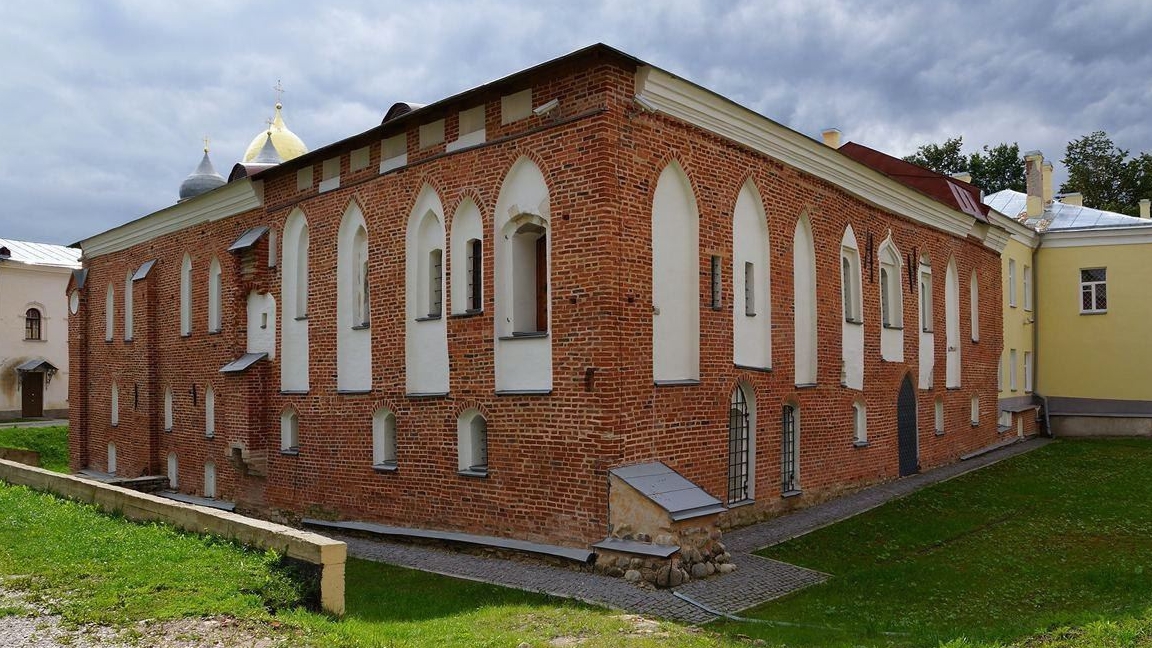 Владычная ГРАНОВИТАЯ палата / Путешествие по НОВГОРОДСКОЙ ОБЛАСТИ