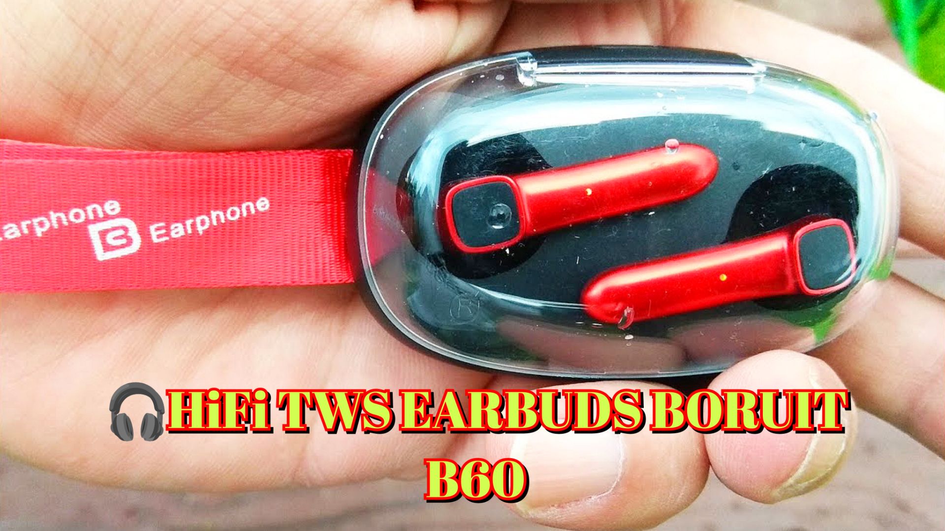 🎧HiFi TWS EARBUDS BORUIT B60