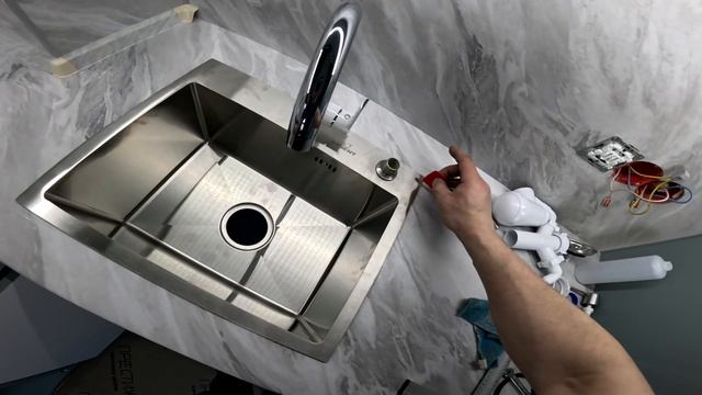 Зелёная кухня (10). Мойка, варочная поверхность.