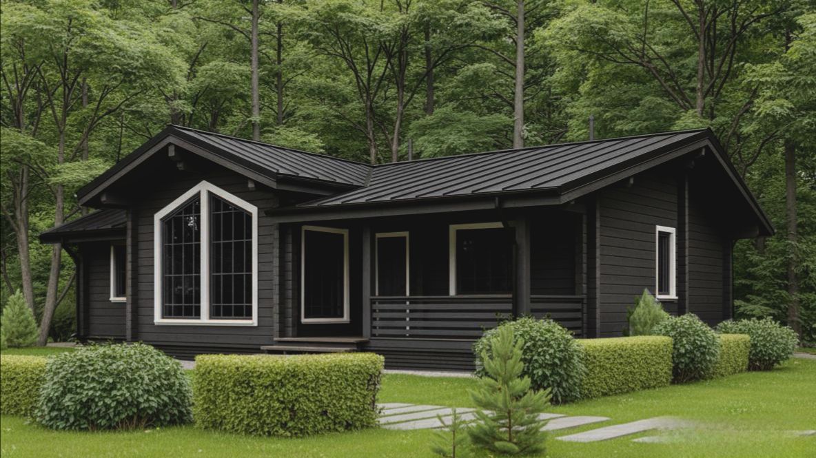 Обзор дома из клееного бруса 108 м2 в КП "Финская деревня Юг"