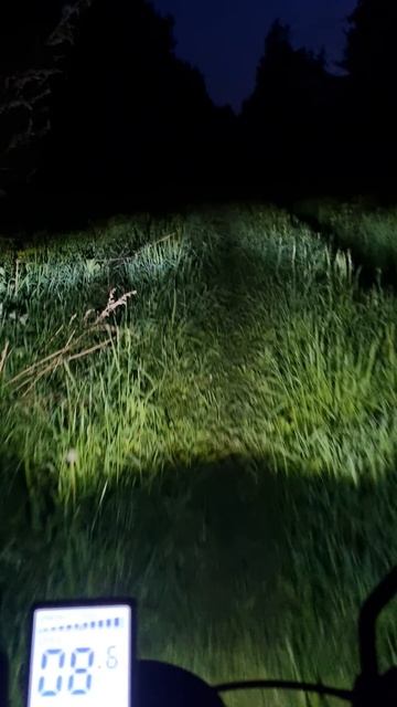 тест фары Kugoo Kirin V6, светит нормально #фэтбайк #электровелосипед #bicycle  #kugoo #Kirin #v6