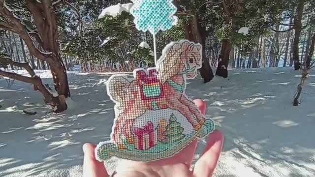 Прогулка с вышитой лошадкой 3 декабря