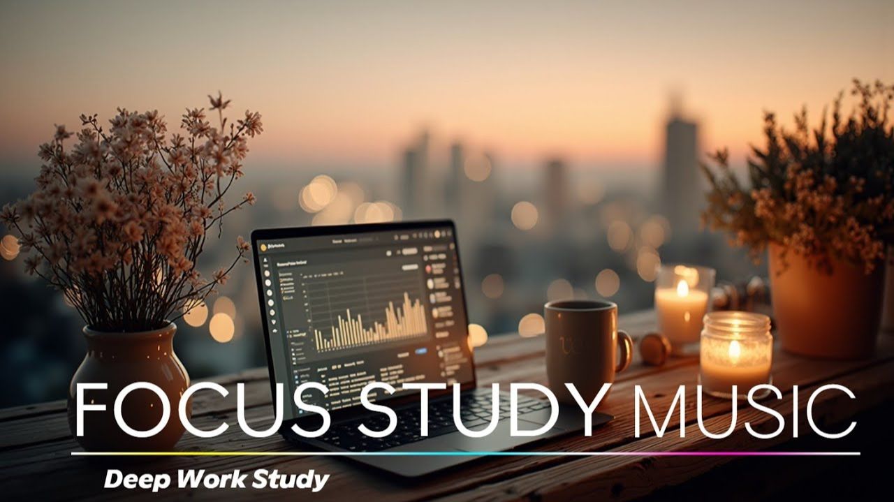 Focus Ambient Music  Cinematic Study Vibes ~ Evening Chill & Deep Concentration Zone Flow