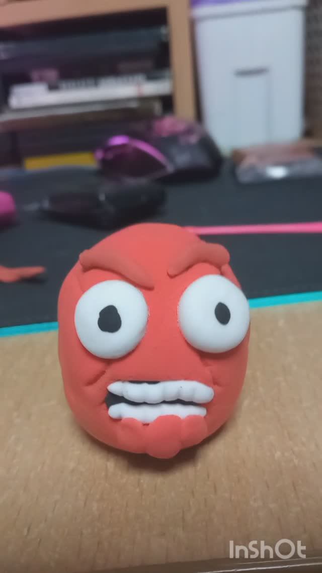 взрывоорех из воздушного пластилина