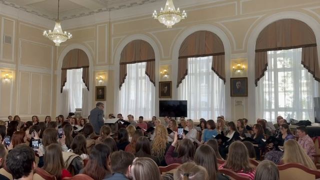 Выступление Академического большого хора "Мастера хорового пения"