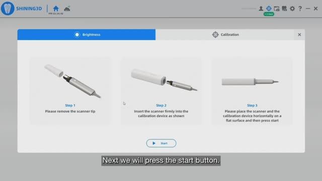 Подробная инструкция к калибровке интраорального сканера Aoralscan Elite от SHINING3D