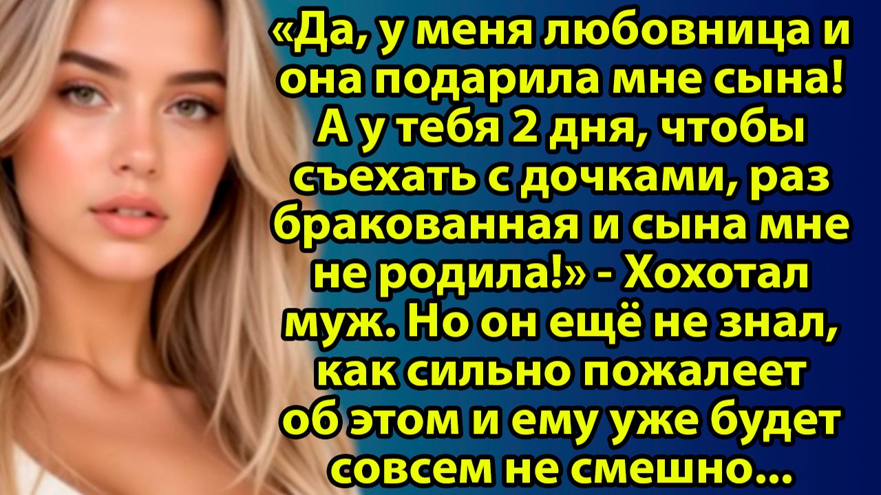 «Любовница подарила ему “наследника”. Но правда оказалась жестче» Слушать аудио рассказы бесплатно