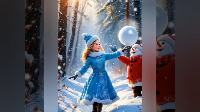 Включите пожалуйста снег.. читает Владимир Глазунов  Видео Елена Мельникова