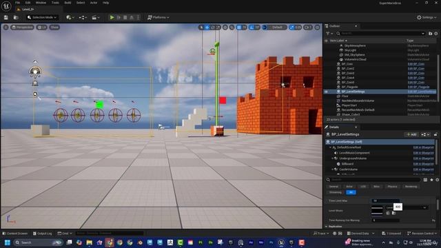 17 - Unreal - Level Settings  Pause