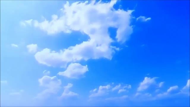 "Синее небо и в нём облака" - фортепиано + фонограмма