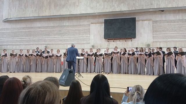 Выступление Академического хора МГУ им. М.В. Ломоносова