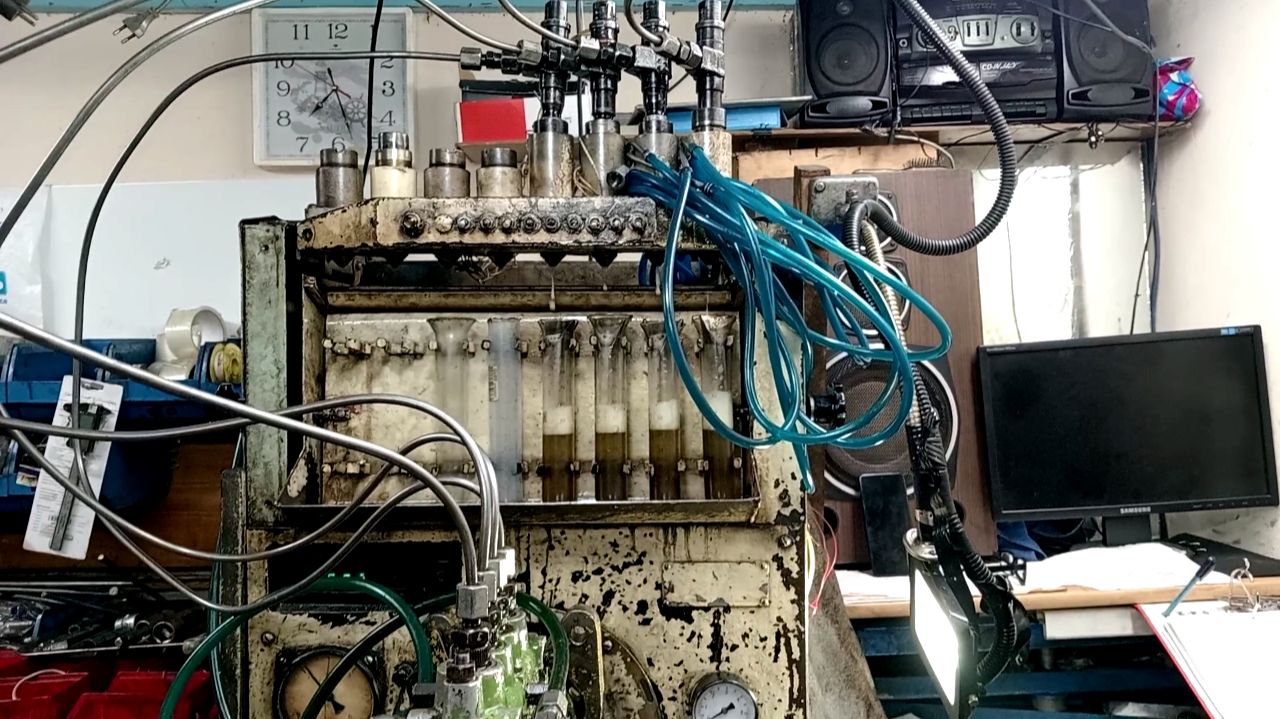 ТНВД А-41 ДТ-75. г.Бузулук, Оренбургская область, Регулировка на стенде.Часть 2.