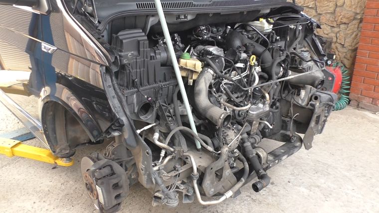 Замена двигателя CFCA на CFGB на VW Transporter T6 Фольксваген Транспортер 2,0 TDI 2017 2часть