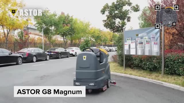 Поломоечная машина с местом для оператора ASTOR G8 Magnum | Производительность 7 800 м²/ч