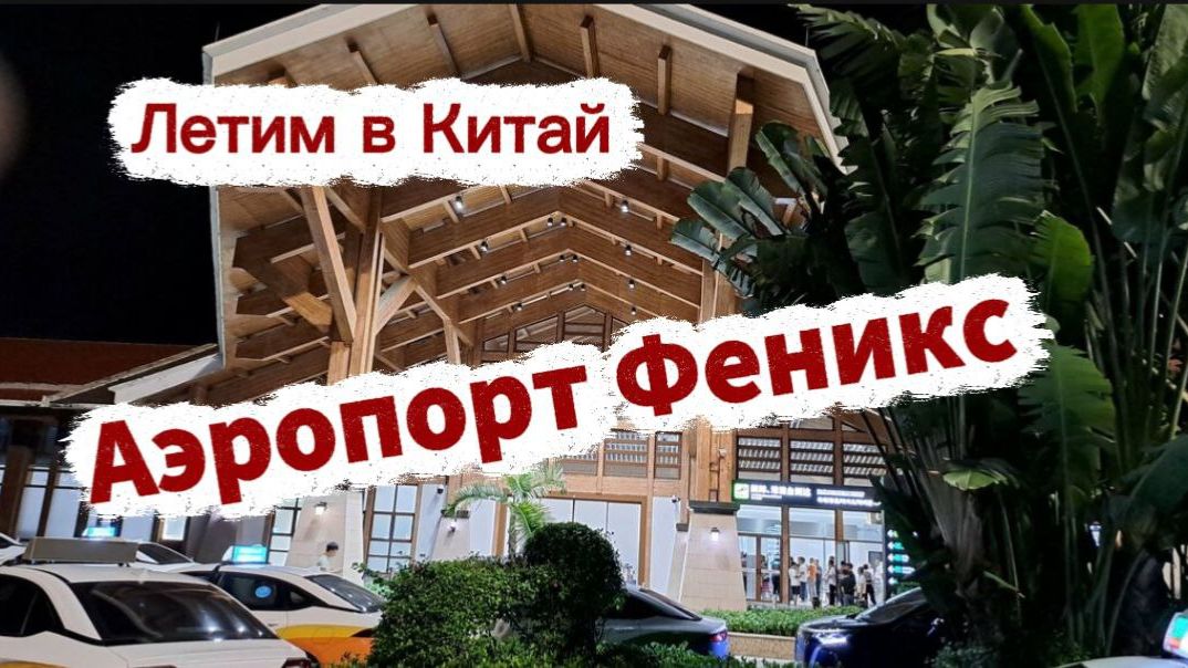 Летим в Китай  на о.Хайнань  / Аэропорт Феникс/ Китай ввел онлайн заполнение вьездных карт /