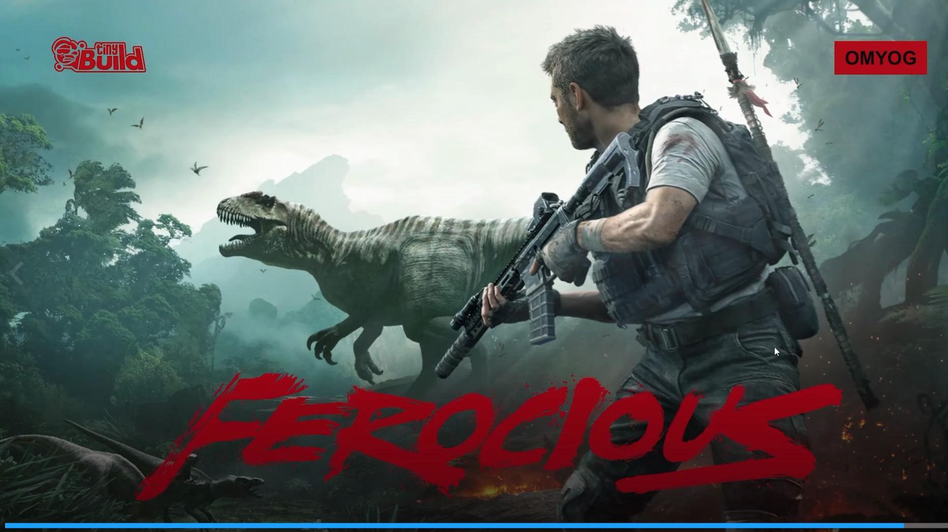 Ferocious # 1 прохождение динозаврики