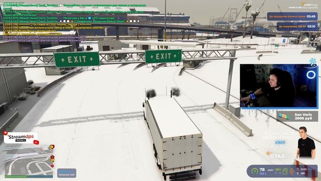 ЗИМНИЙ ПОПУСК №4 GTA 5 RP