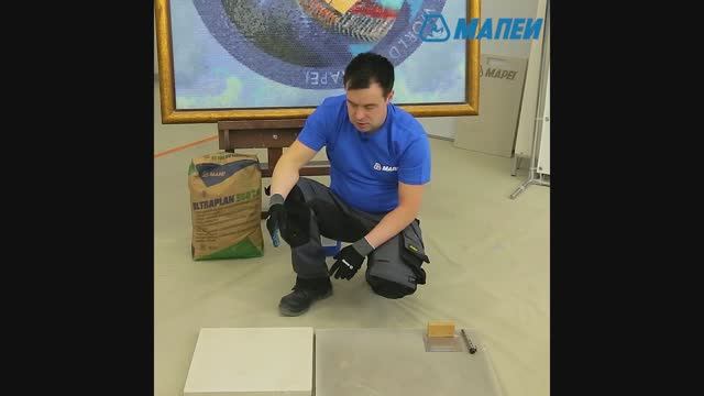 Перелив воды при замешивании наливного пола