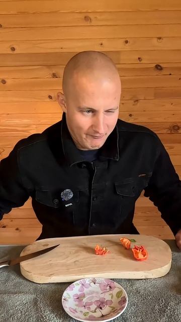 пробую самые острые перцы. часть 3. #челлендж #carolinareaper #перец