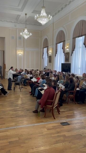 Выступление Академического большого хора "Мастера хорового пения"