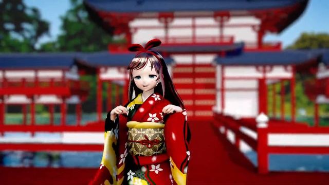 Hanayamata Team - Flower Ha Dance Reya Irohaniho (花ハ踊レヤいろはにほ ) (Kizuna AI Dance) (Short Version)