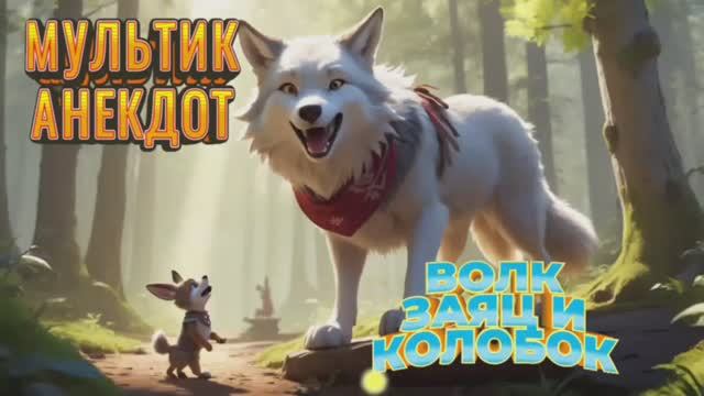 Мультик анекдот заяц волк и колобок #анекдоты #смешно #прикол #оченьсмешно #шутка