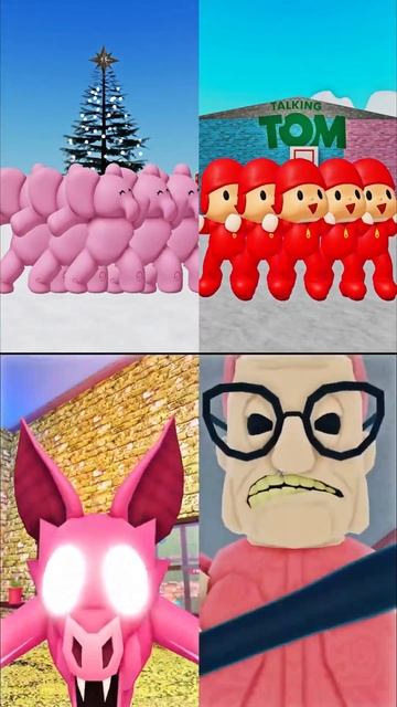 Roblox Nyan Cat x Sonic Escape from Pocoyo x Pato #mario #minions