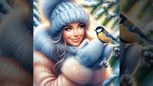 Зимушка-Зима. открытка