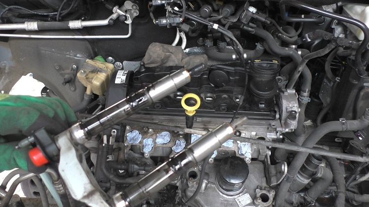 Замена двигателя CFCA на CFGB на VW Transporter T6 Фольксваген Транспортер 2,0 TDI 2017 3часть