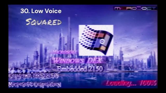 Windows DEX Embedded 2150 Startup and Shutdown Sounds (Audio Effects, Squared)