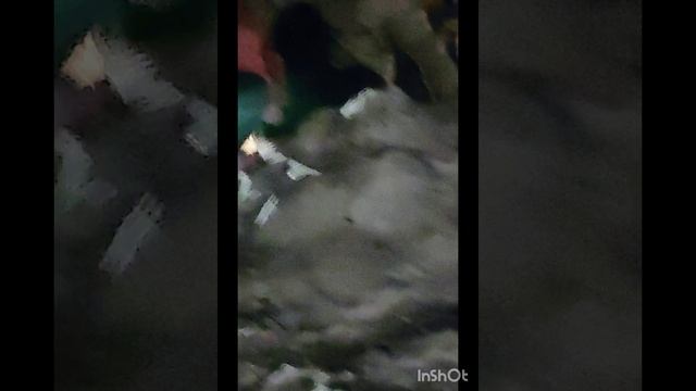 Гуляем с внучкой при -25, катаемся на горке, у нас много ❄⛄🏂 снега!