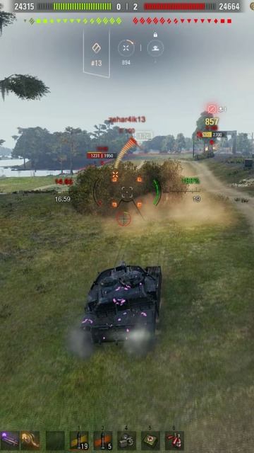 OTAC MT-58 Firebird - Танк из коробок [ WoT ] #shorts #миртанков #wot