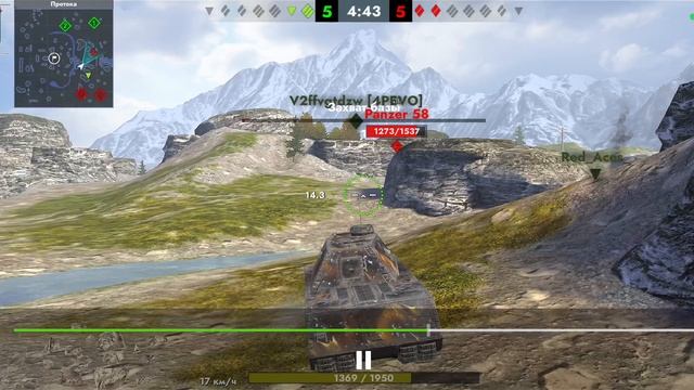 Хорошый бой World of tanks blitz