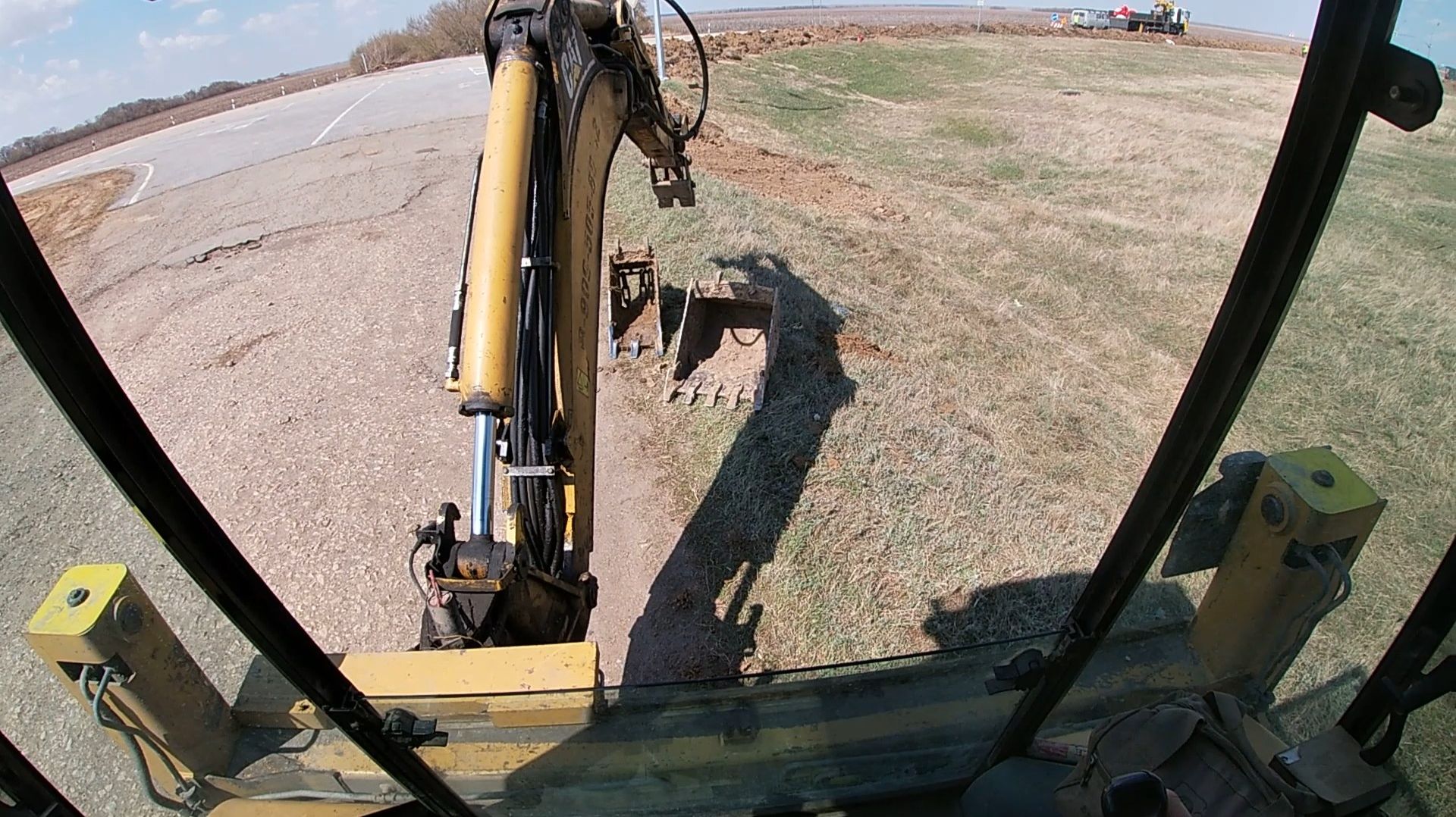 Как я меняю ковш на быстросъёме