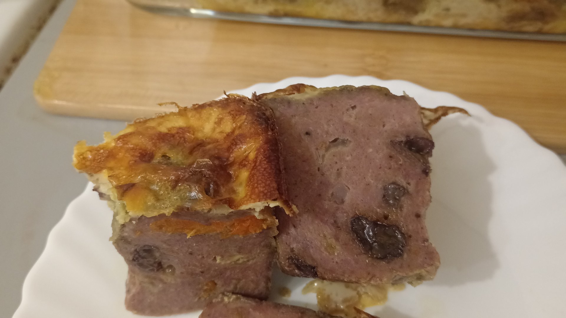 Боботи-мясная запеканка