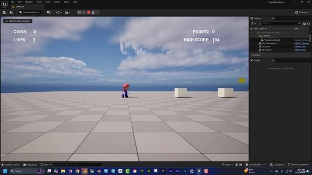 15 - Unreal - High Score  Transfer Points to Next Level
