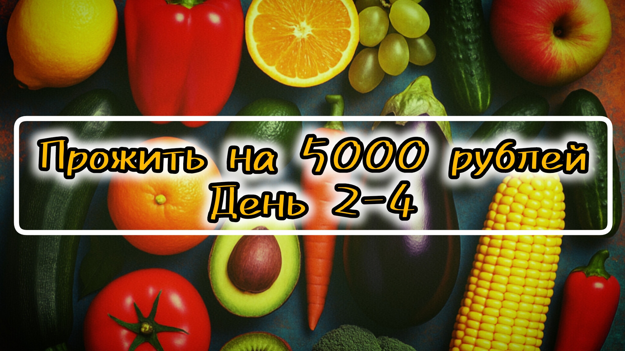 Прожить на 5000 рублей 4 недели. День 2-4