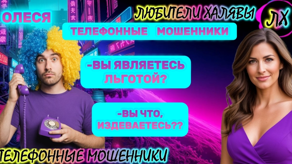 ⚡ ОЛЕСЯ. ЗВОНЯТ МОШЕННИКИ | ТЕЛЕФОННЫЕ МОШЕННИКИ