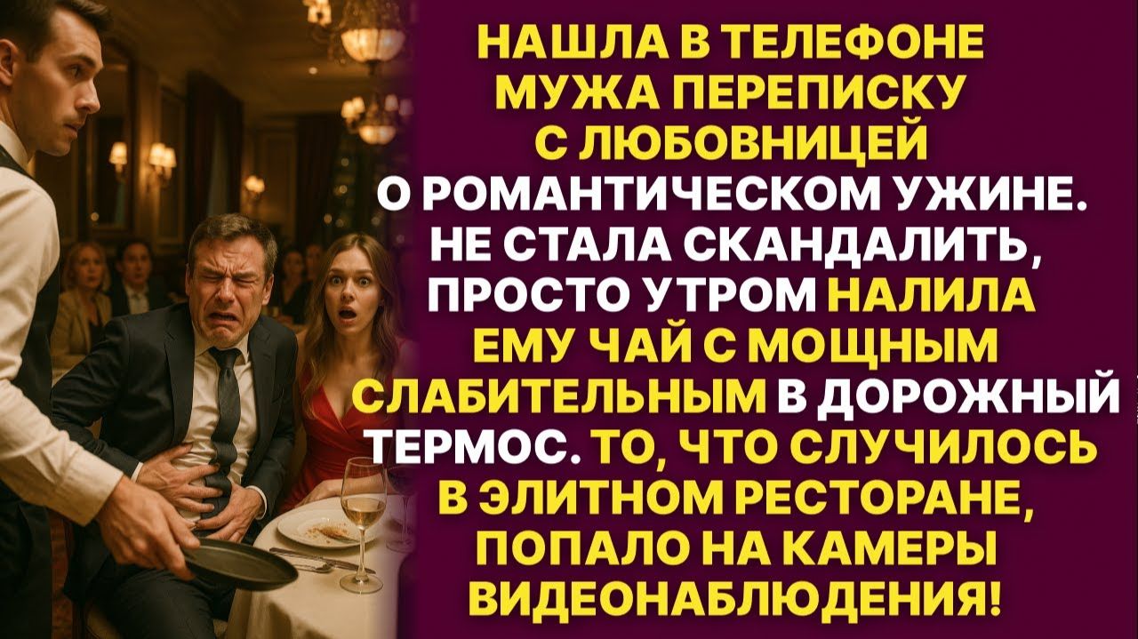 Мой муж изменял мне и я добавила слабительное в его чай! | История из жизни | Слушать Истории