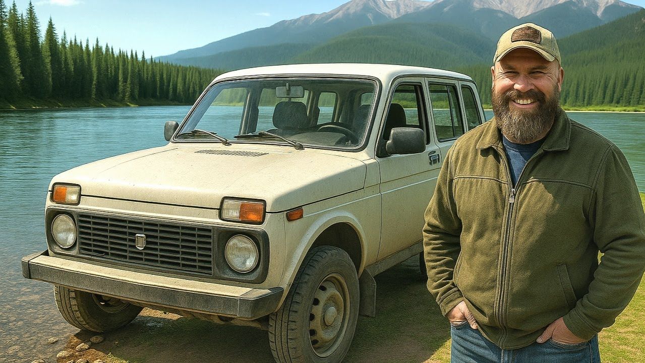 Немец Матиас в Сибири: "Лада Нива" и наводнение - повседневная жизнь и приключения у реки