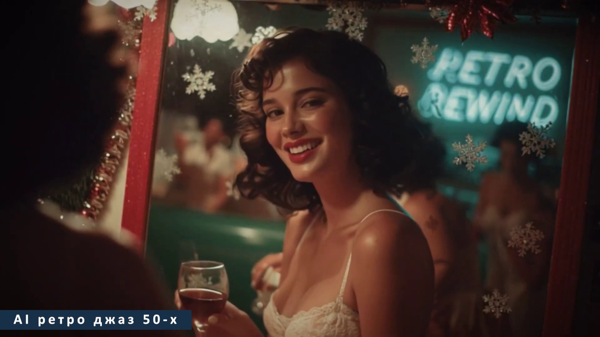 AI ратро-джаз Рождества