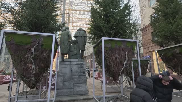 Москва | прогулка по Москве | новый год | Москва 2025 | 莫斯科 | Кузнецкий Мост